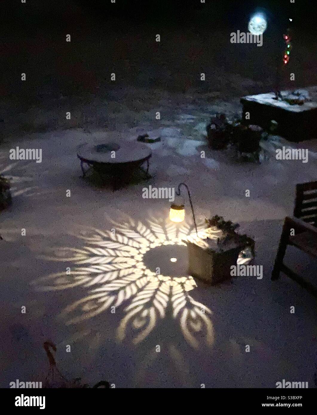 Solar light pattern Stock Photo - Alamy