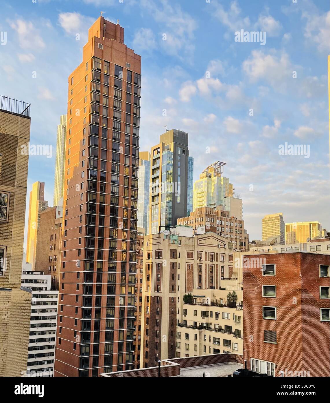 Residential high-rise buildings in Midtown Manhattan Stock Photo - Alamy