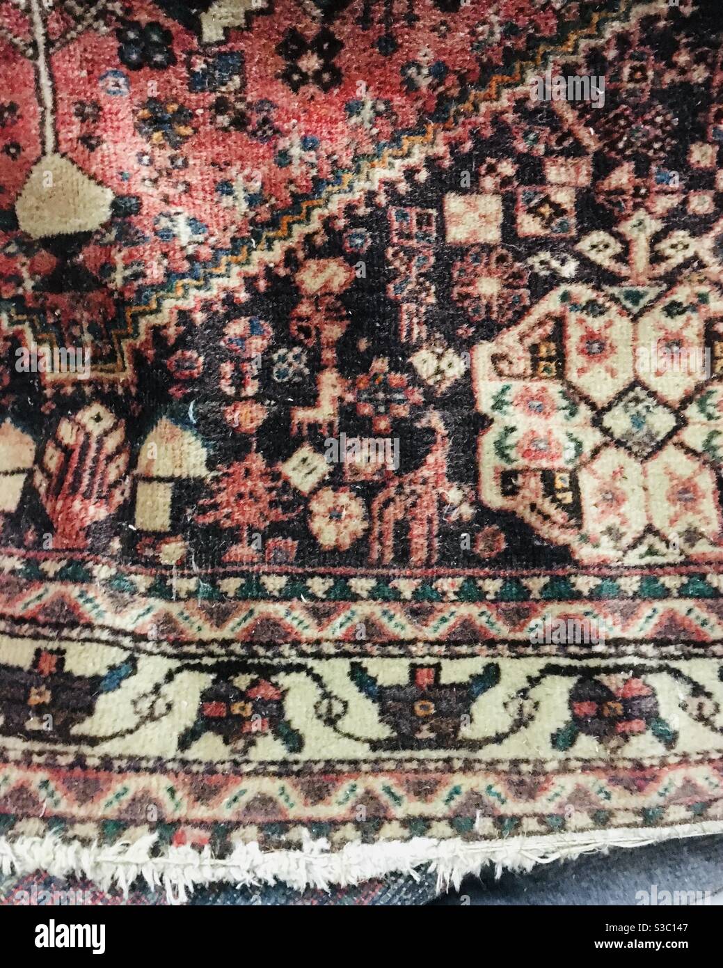 Antique area rug hi-res stock photography and images - Alamy
