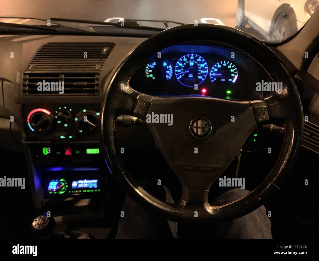 Car dashboard lights hi-res stock photography and images - Alamy