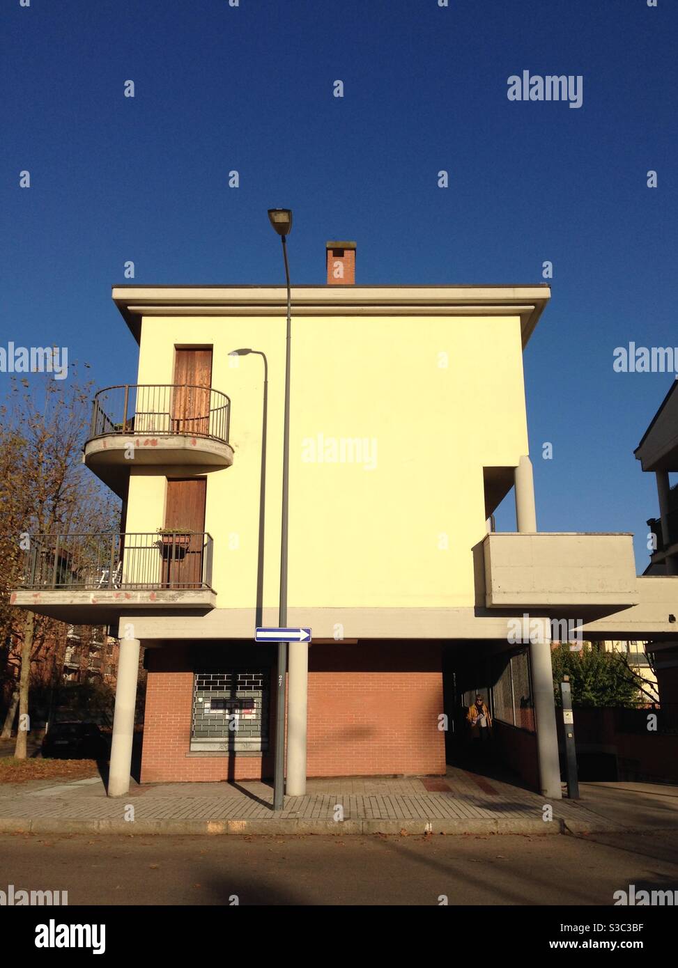 Apartment house in Muggiano, Milan, Italy, 2019 Stock Photo - Alamy