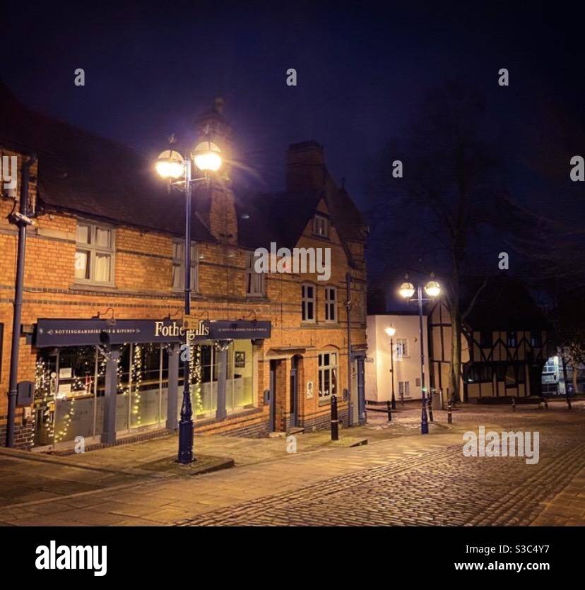 Nottingham castle gate hi-res stock photography and images - Alamy