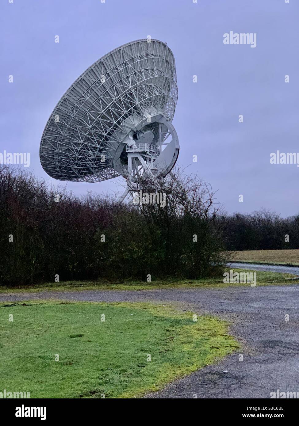 A dish at Mallard Astronomy Observatory in Cambridge Stock Photo - Alamy