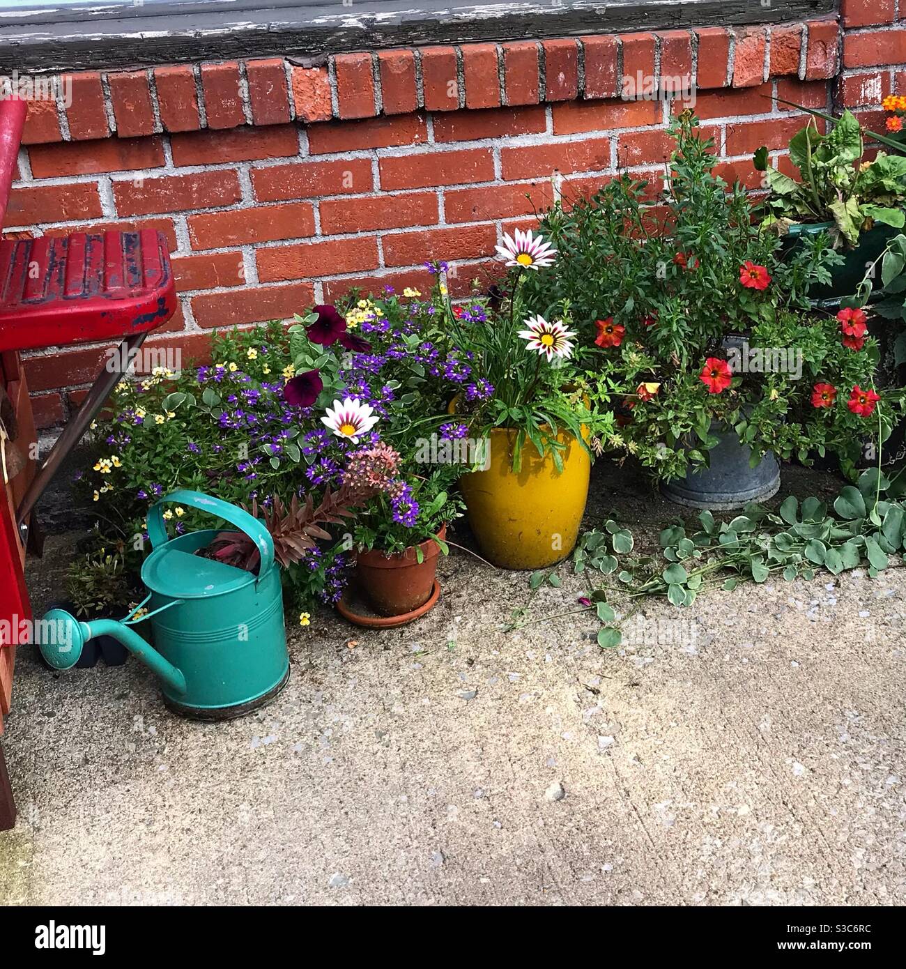 Flower pot display hi-res stock photography and images - Alamy