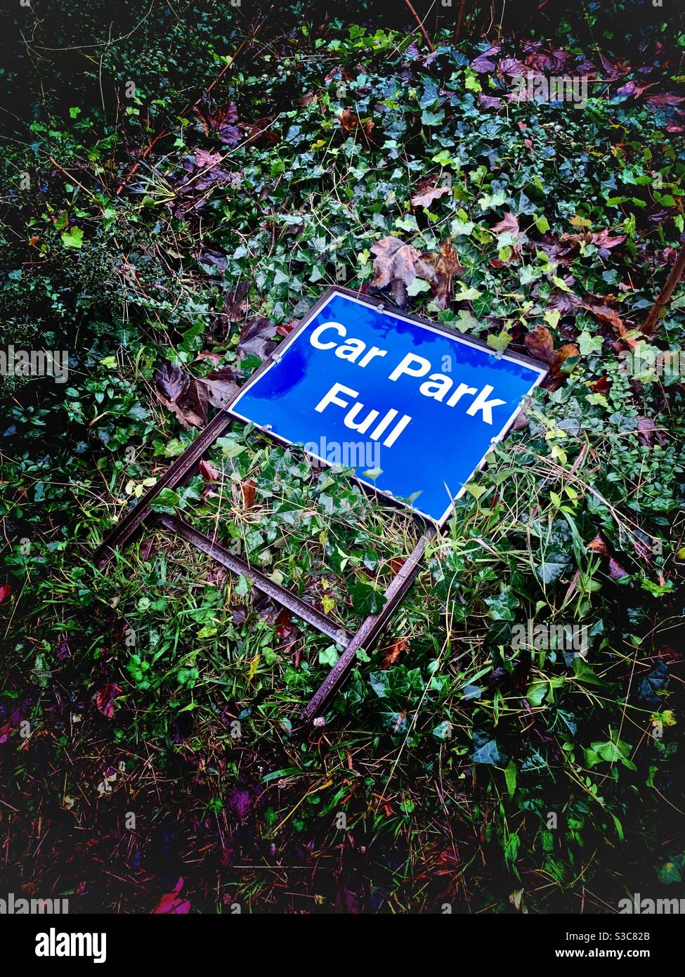 Car park full sign Stock Photo - Alamy