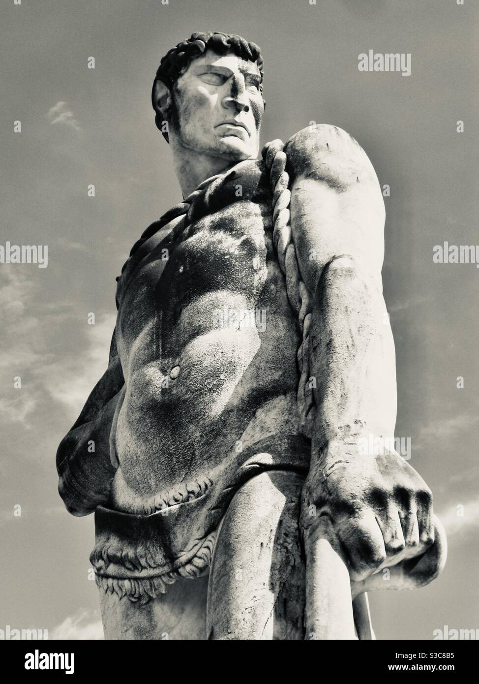 Marble strong face sculpture looking hi-res stock photography and ...