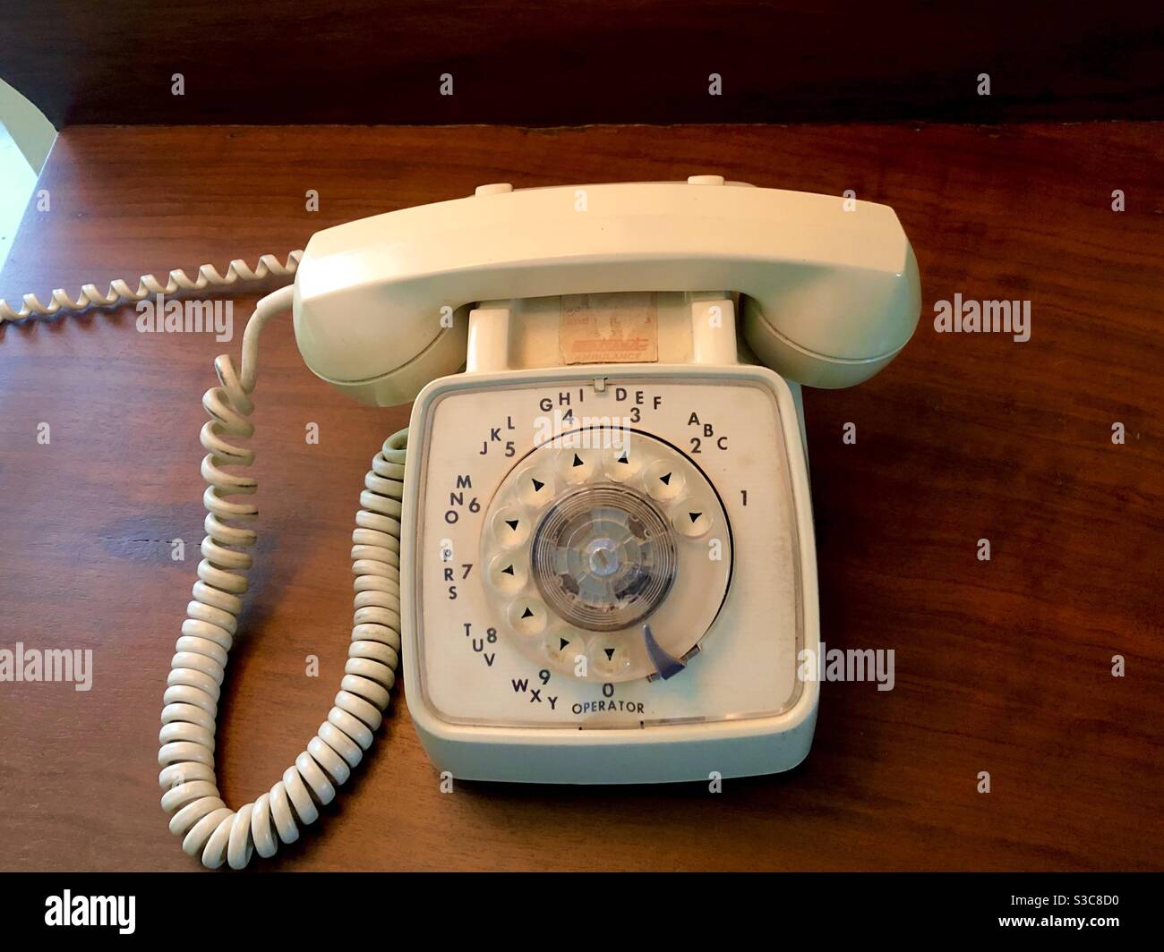 Rotary dial phone Stock Photo - Alamy