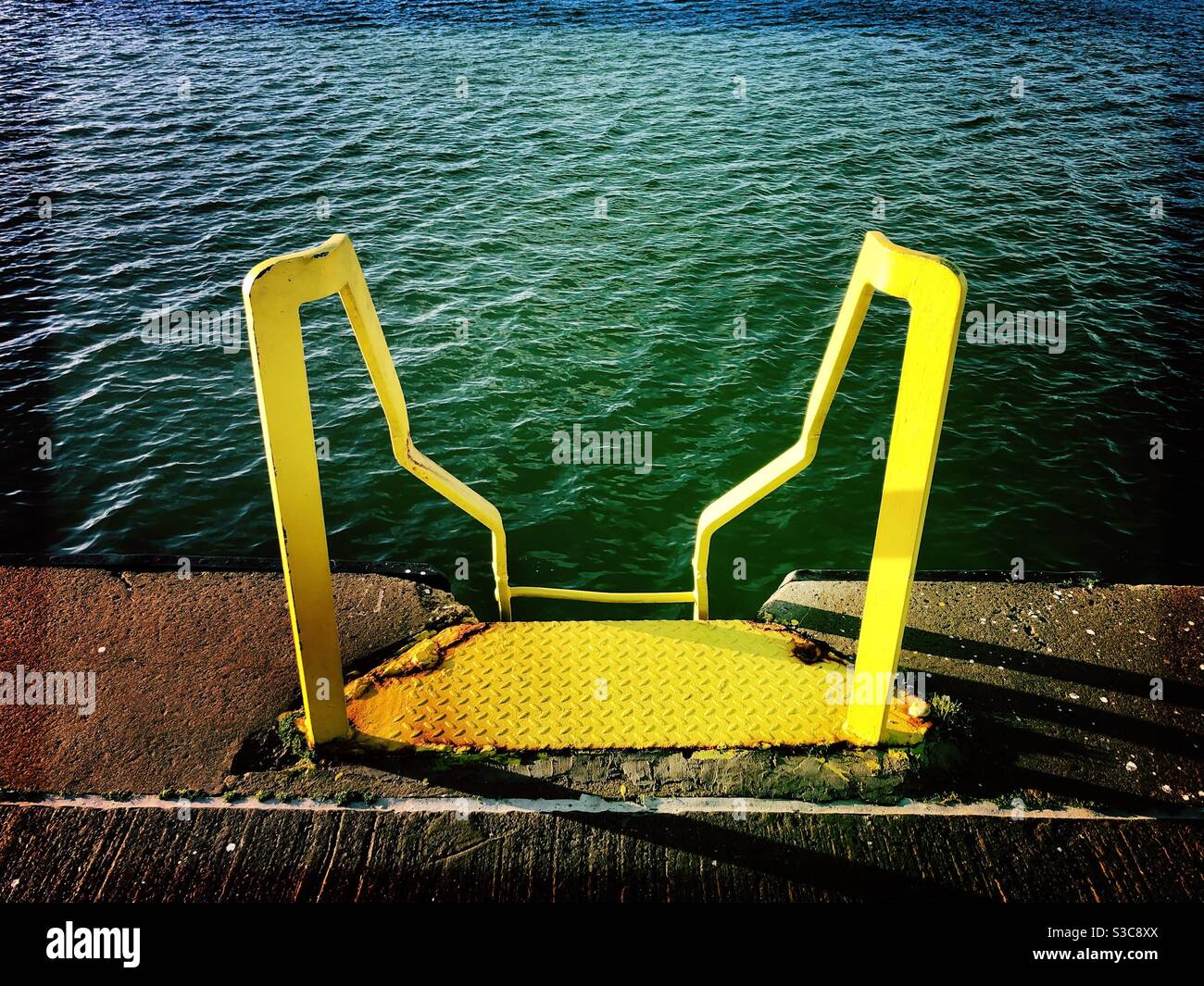 Ladder on the port hi-res stock photography and images - Alamy