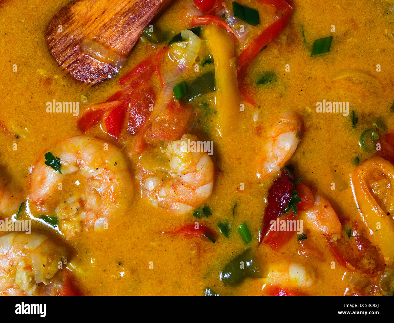 Moqueca, shrimp stew, local food of Brazil Stock Photo - Alamy