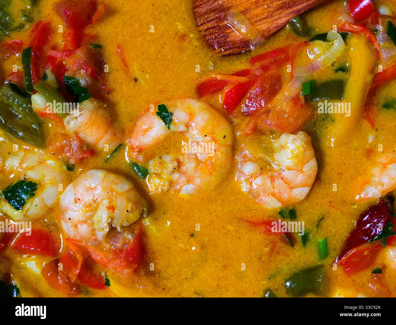 Moqueca, shrimp stew, local food of Brazil Stock Photo - Alamy
