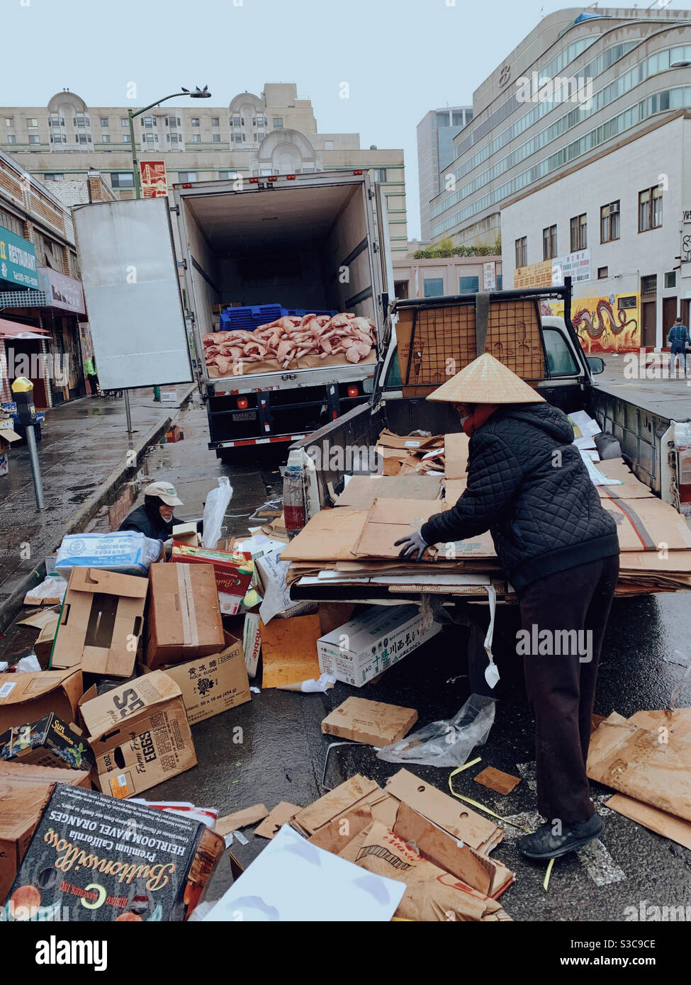 Work pick up truck hi-res stock photography and images - Alamy