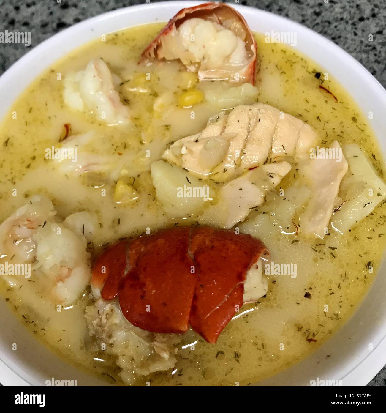 Seafood broth hi-res stock photography and images - Alamy