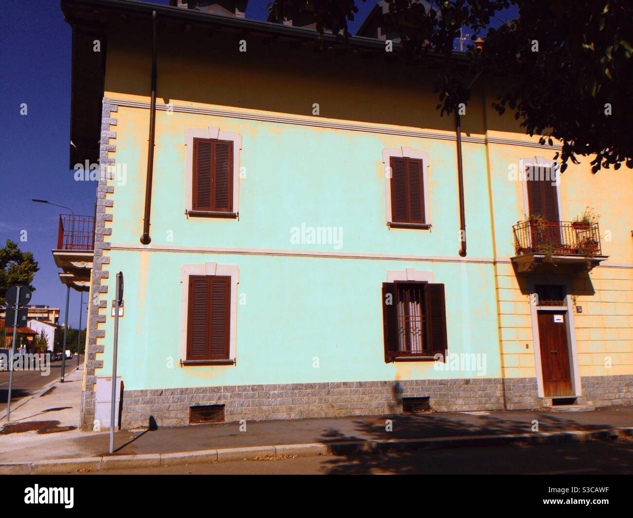 Houses in Muggiano, Milan, Italy, 2019 Stock Photo - Alamy