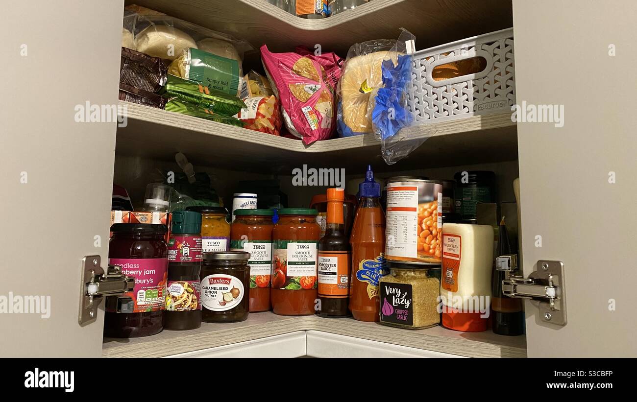 Tins cupboard hi-res stock photography and images - Alamy