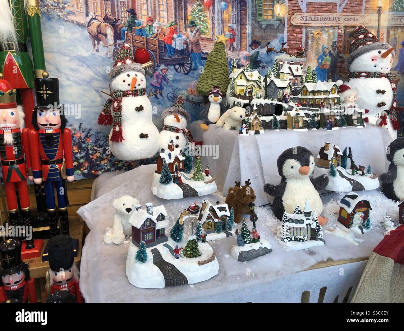 Christmas Toy Store Window Displays