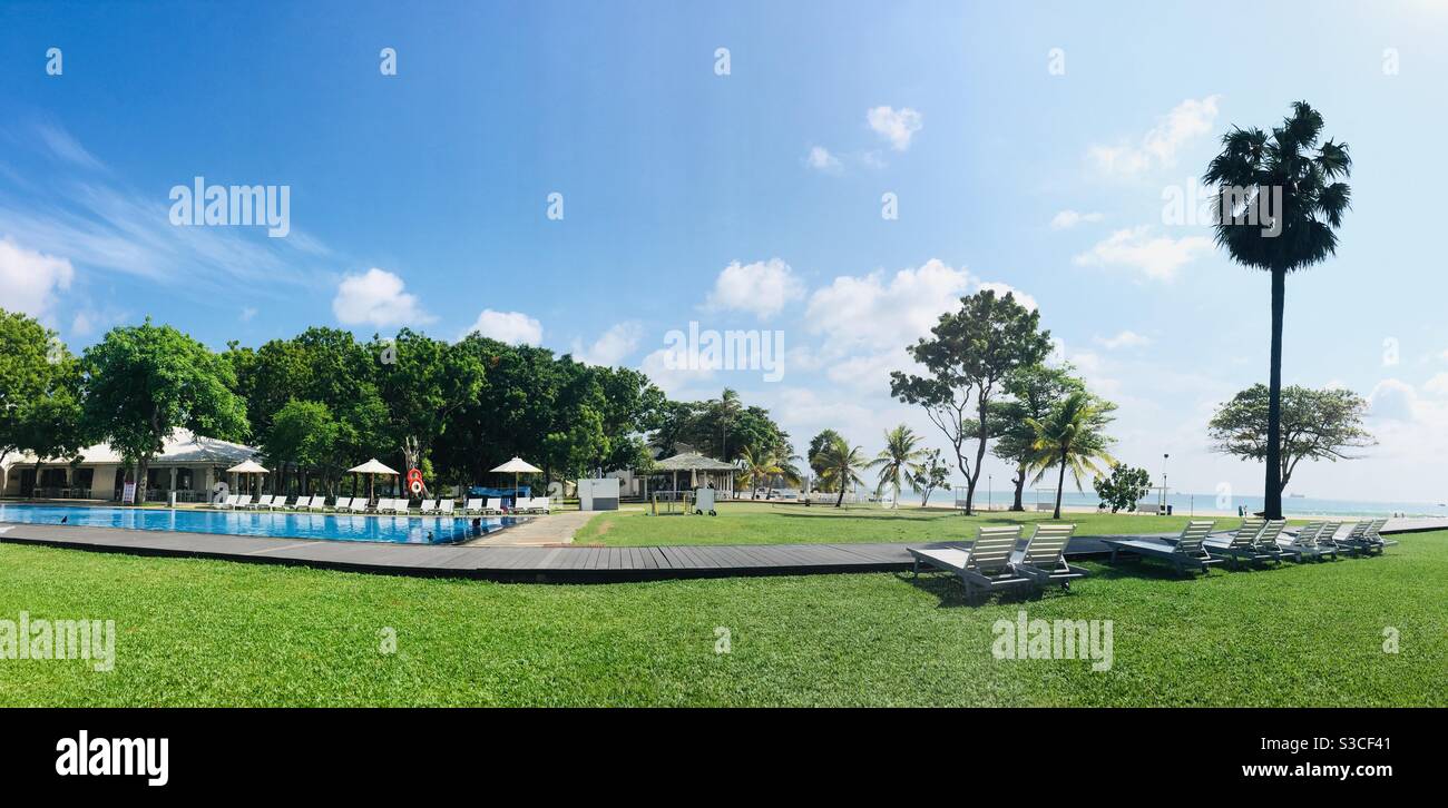 Grounds of the Trinco Blu... Trincomalee Sri Lanka Stock Photo - Alamy