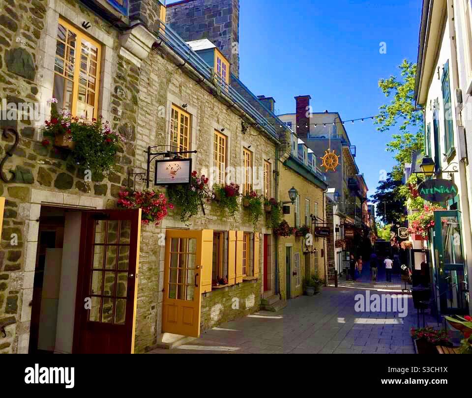 Old Quebec, Canada Stock Photo - Alamy