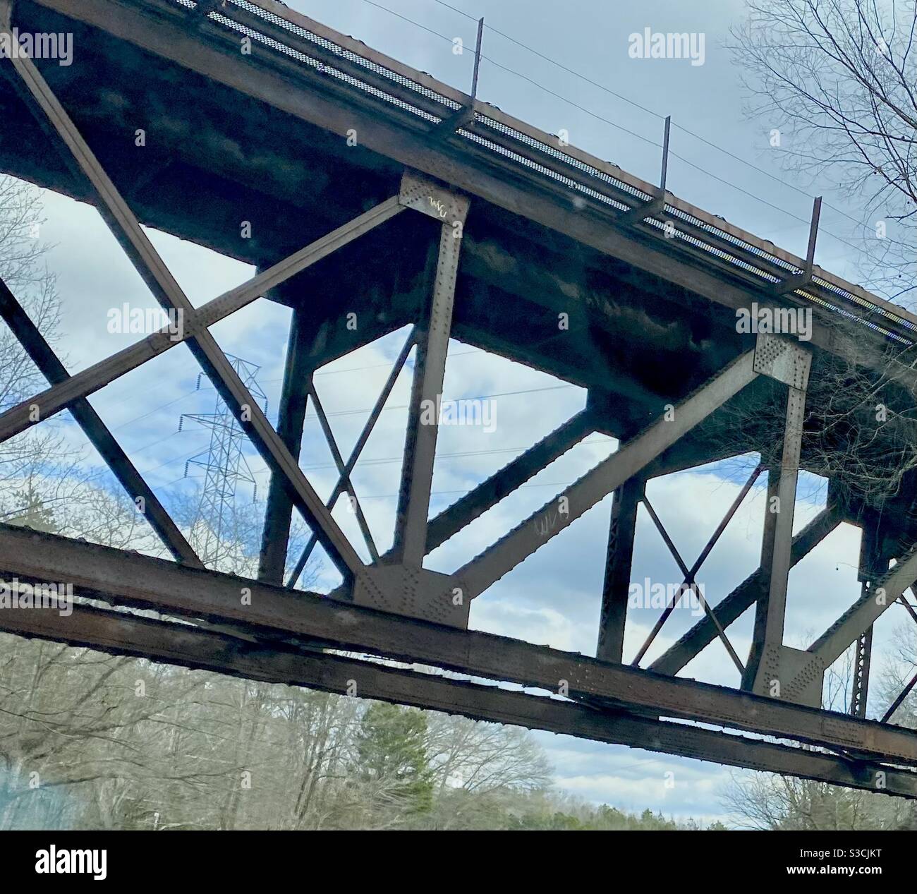Bridge over the railroad hi-res stock photography and images - Alamy