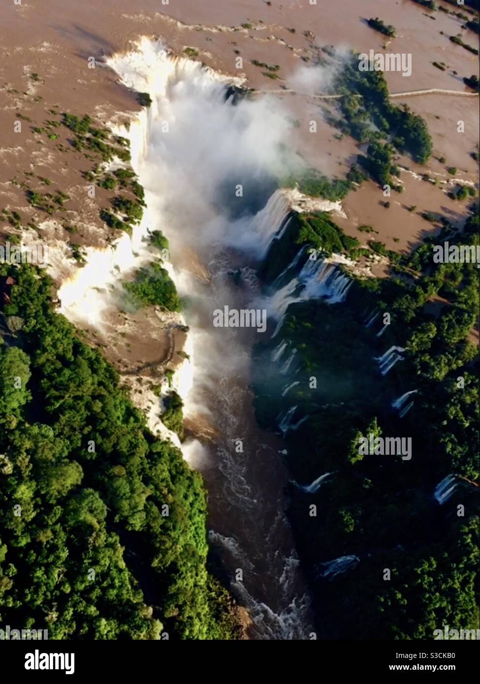 Iguazu Falls Aerial View High Resolution Stock Photography and Images ...
