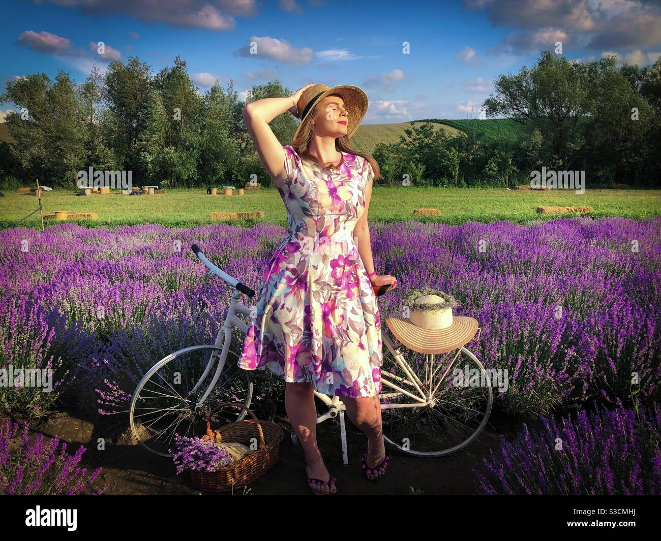 Young woman in rustic hi-res stock photography and images - Alamy