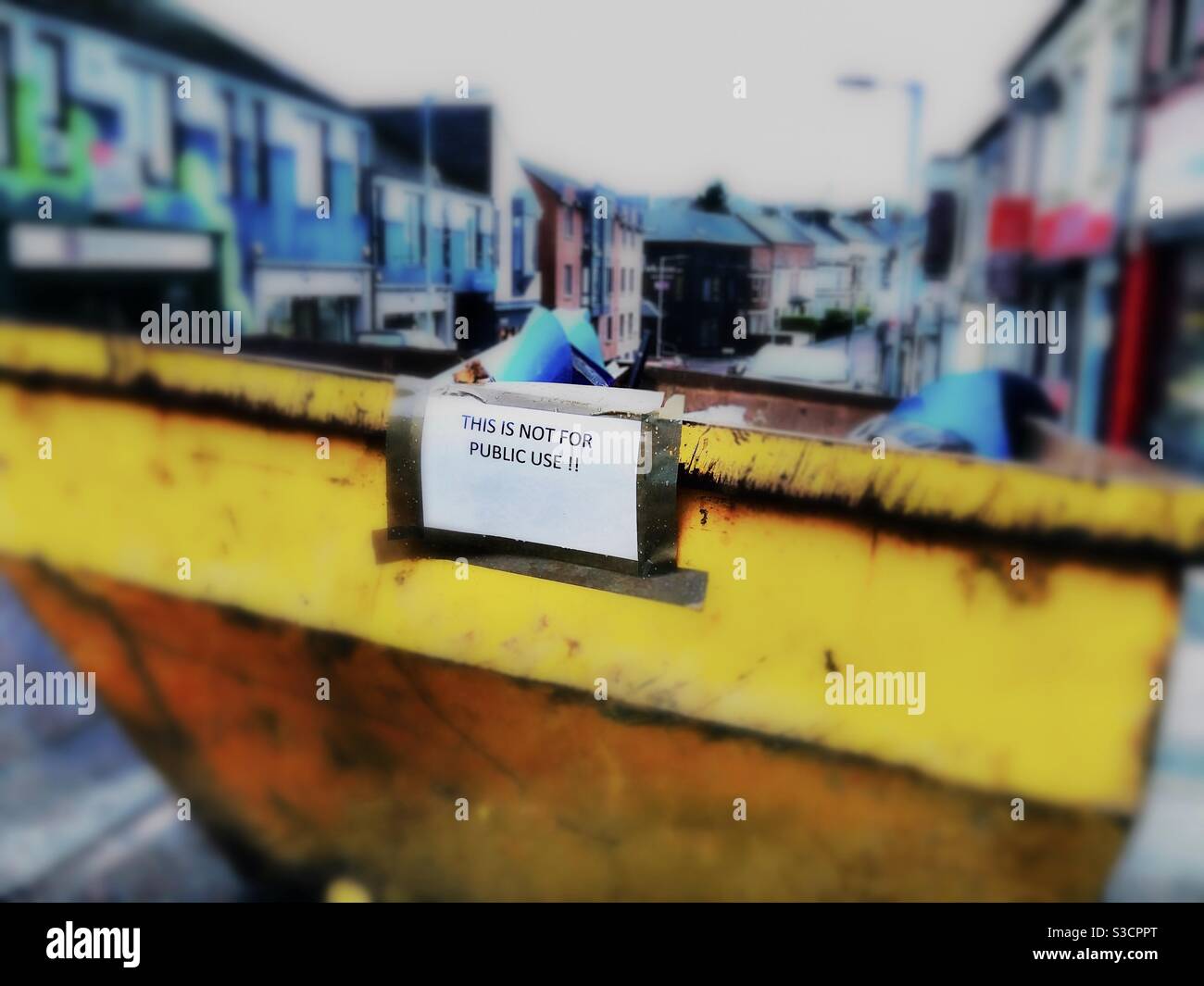 Skip rubble hi-res stock photography and images - Alamy