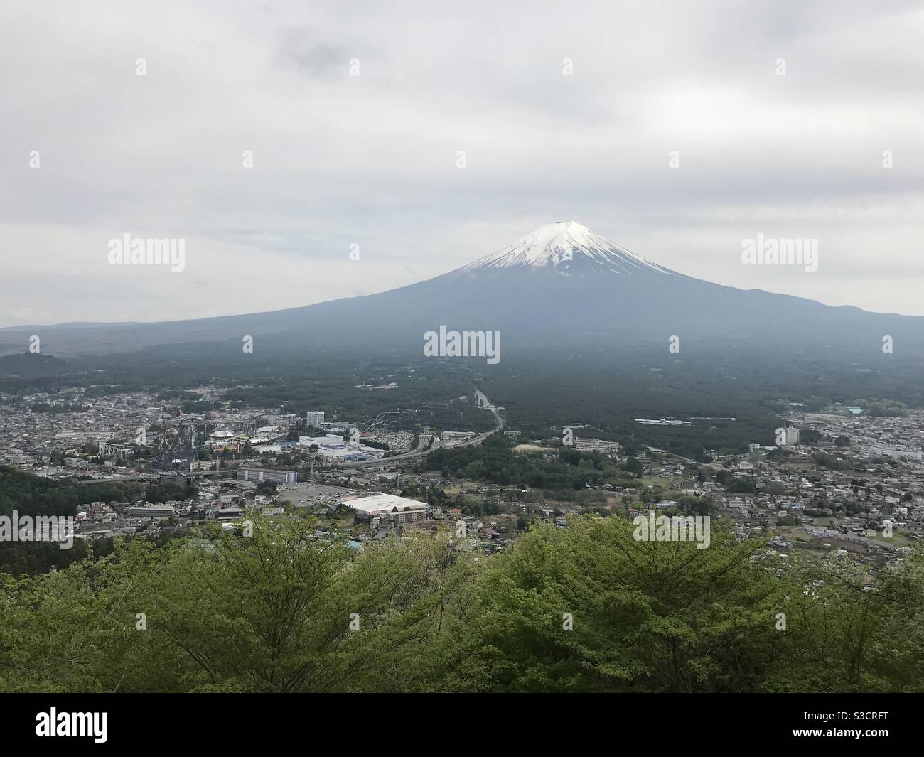 Mt fuji capped with snow hi-res stock photography and images - Alamy