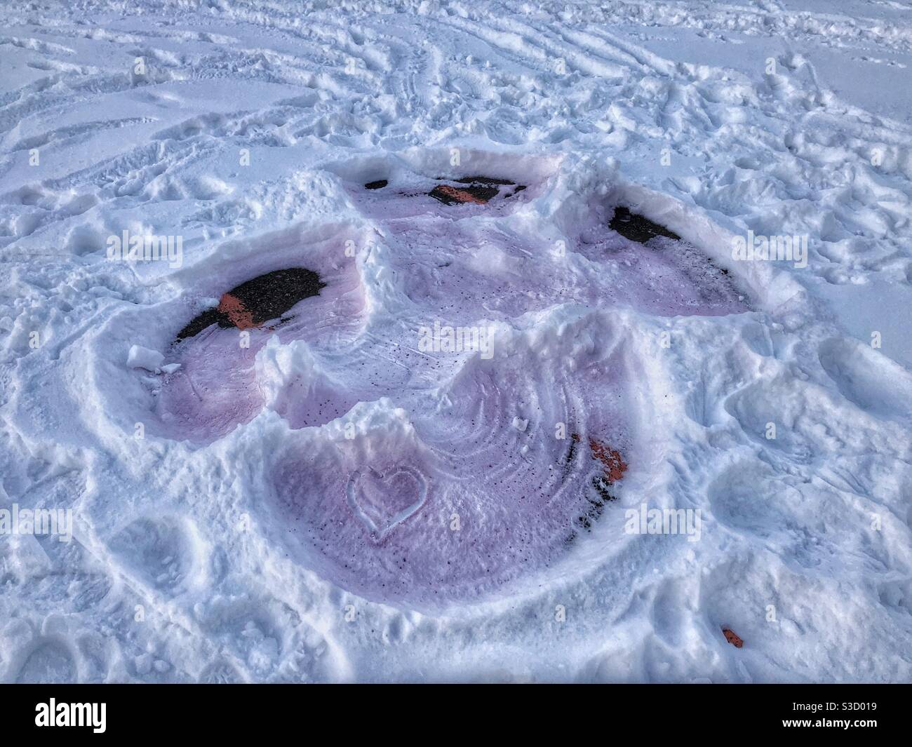 A snow angel Stock Photo - Alamy