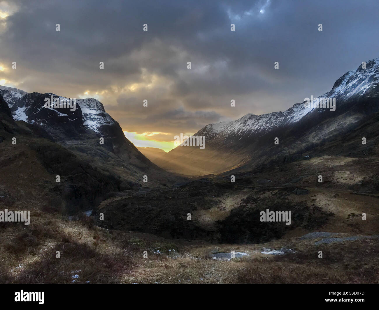Glencoe Sunset High Resolution Stock Photography and Images - Alamy