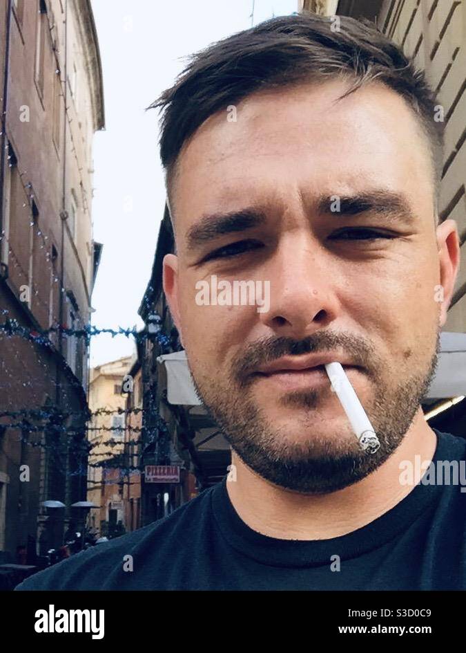 Cafe smoking italy hi-res stock photography and images - Alamy