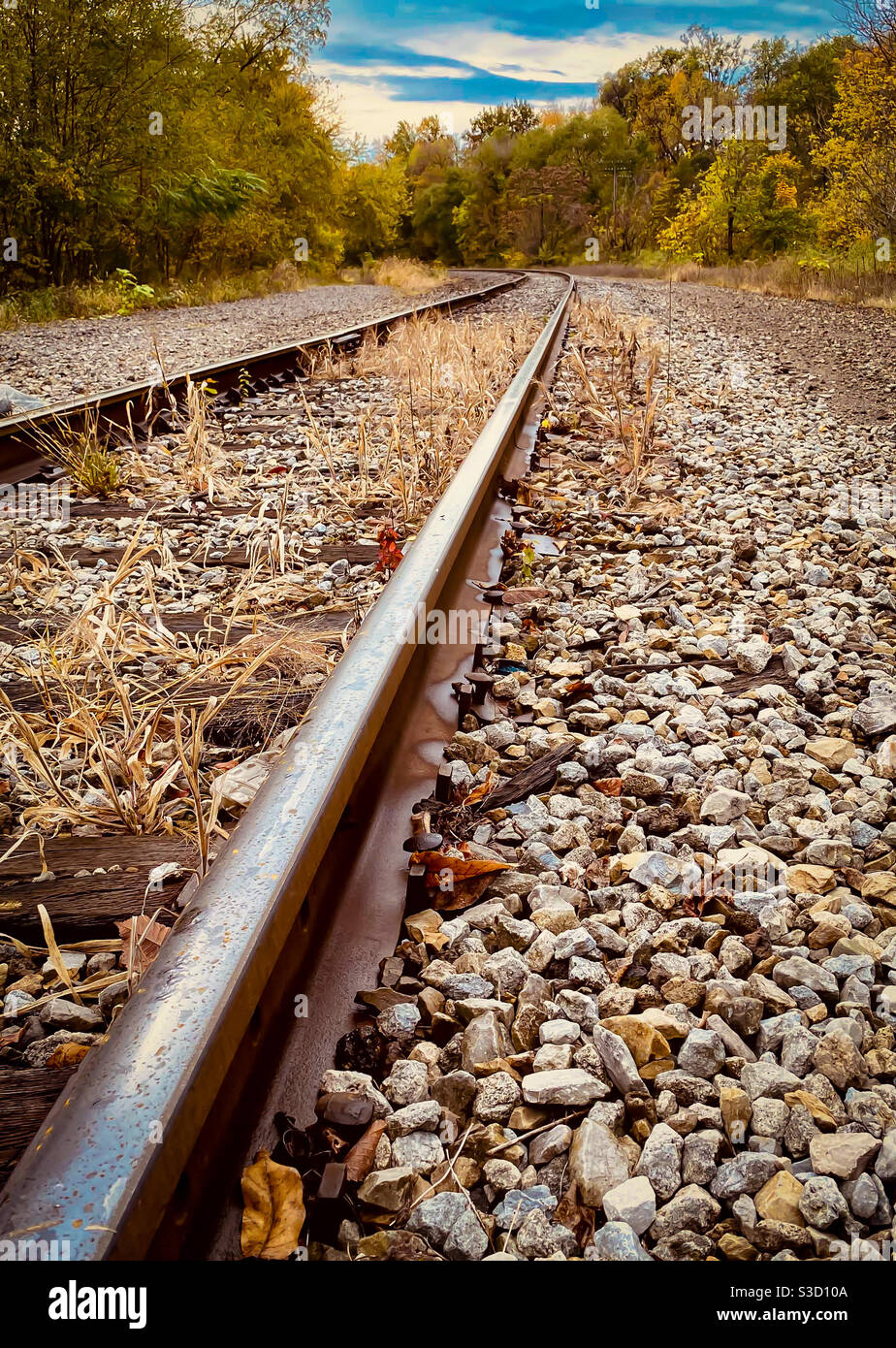 Fall colors and train hi-res stock photography and images - Alamy