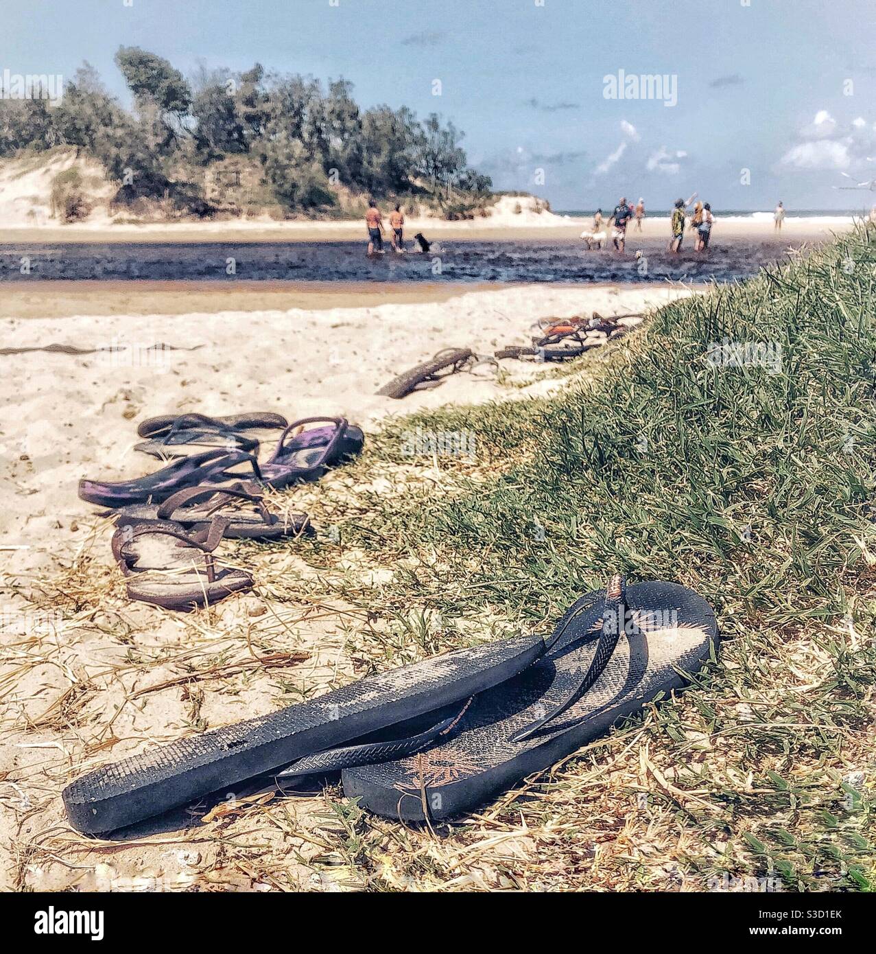 Thongs beach hi-res stock photography and images - Alamy