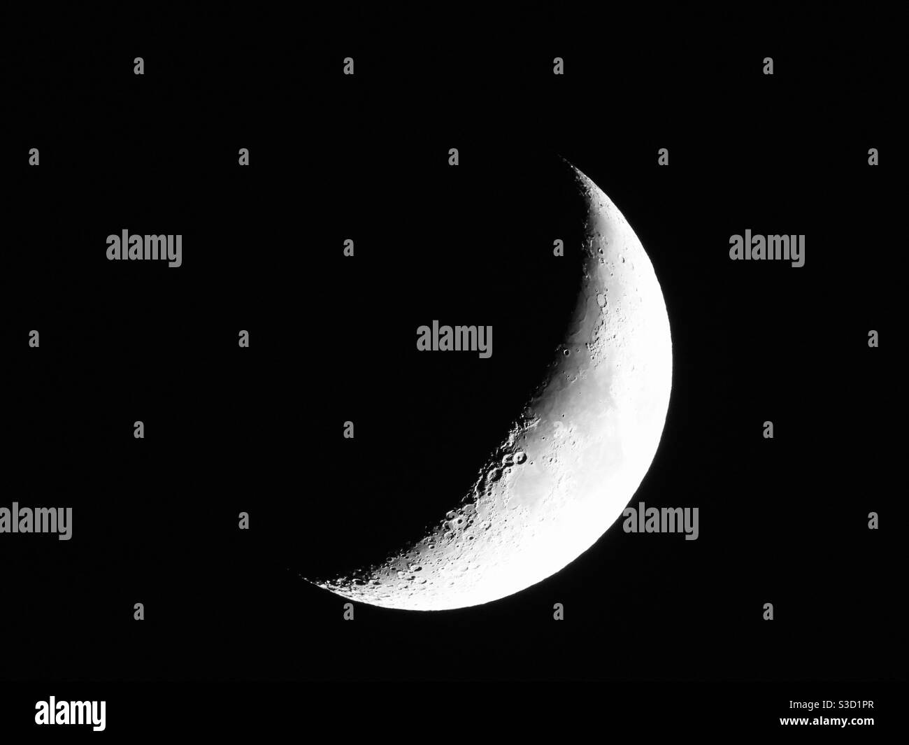 Moon and crescent Black and White Stock Photos & Images - Alamy