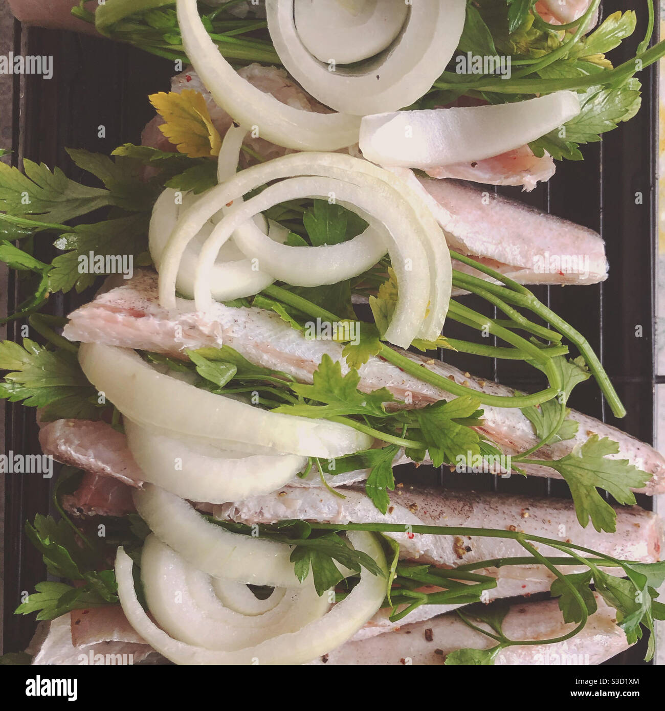 Tray and fish hi-res stock photography and images - Alamy