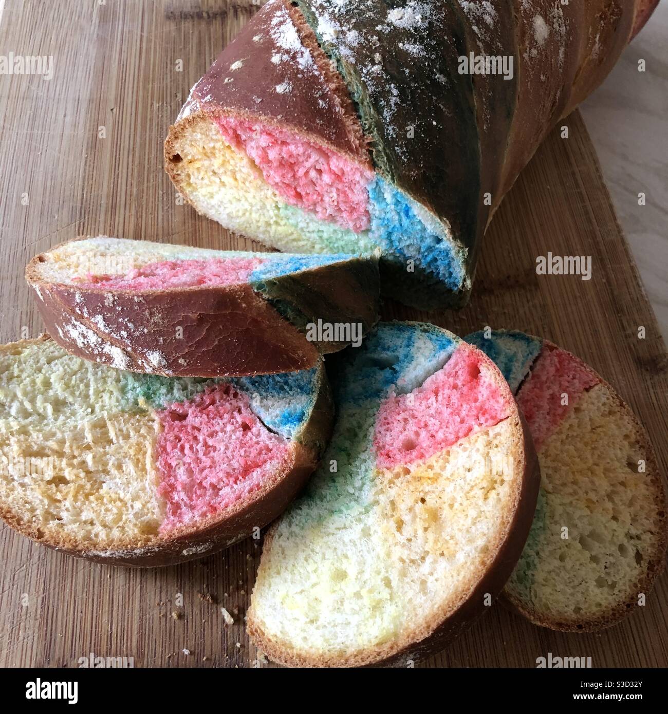 Rainbow bread hi-res stock photography and images - Alamy