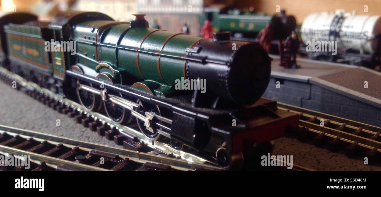 Model Railway Scene Stock Photo - Alamy