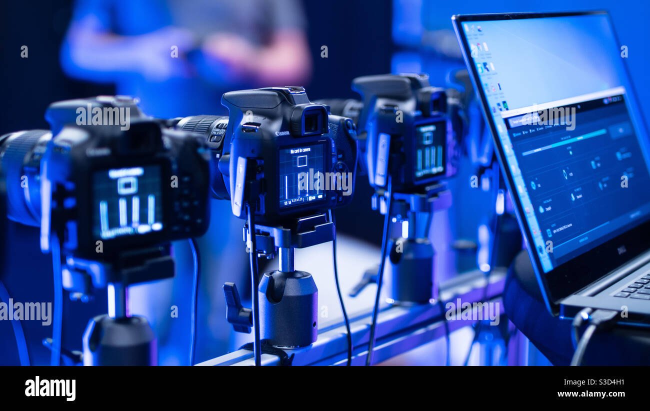 Digital camera array system Stock Photo - Alamy