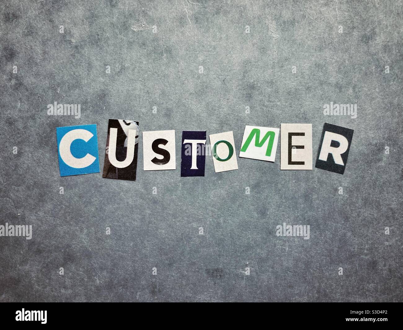 Customer Word concept Stock Photo - Alamy