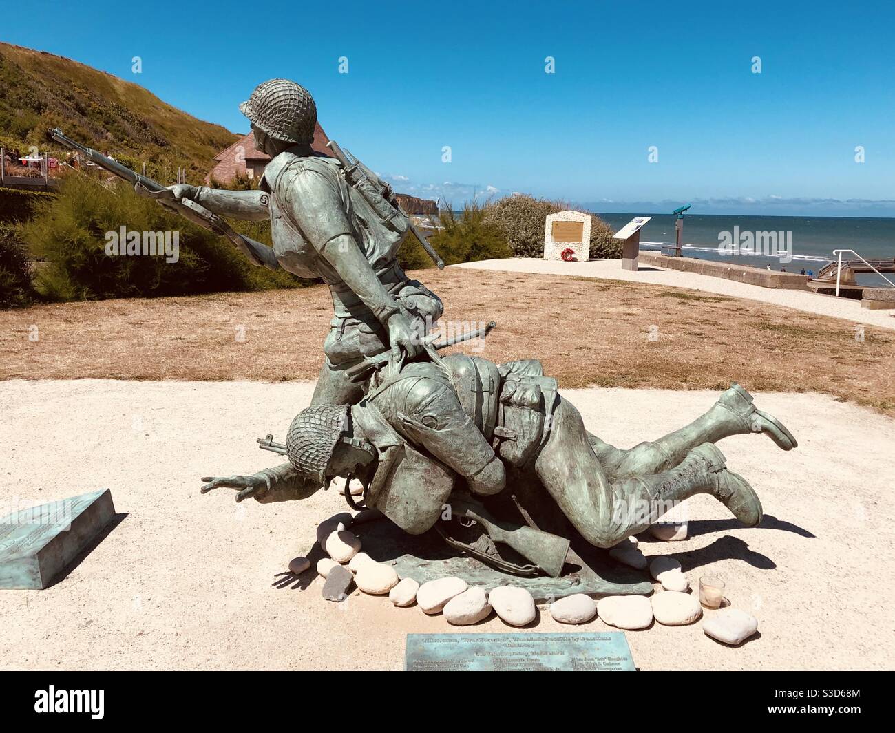 A memorial to the soldiers of the 29th Division's 116th Infantry ...