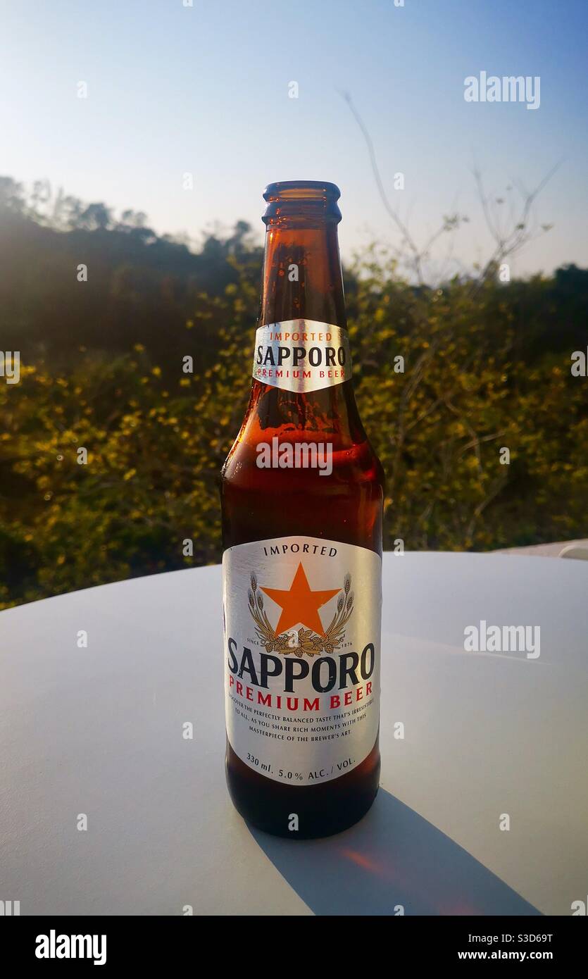 Sapporo beer bottle hi-res stock photography and images - Alamy