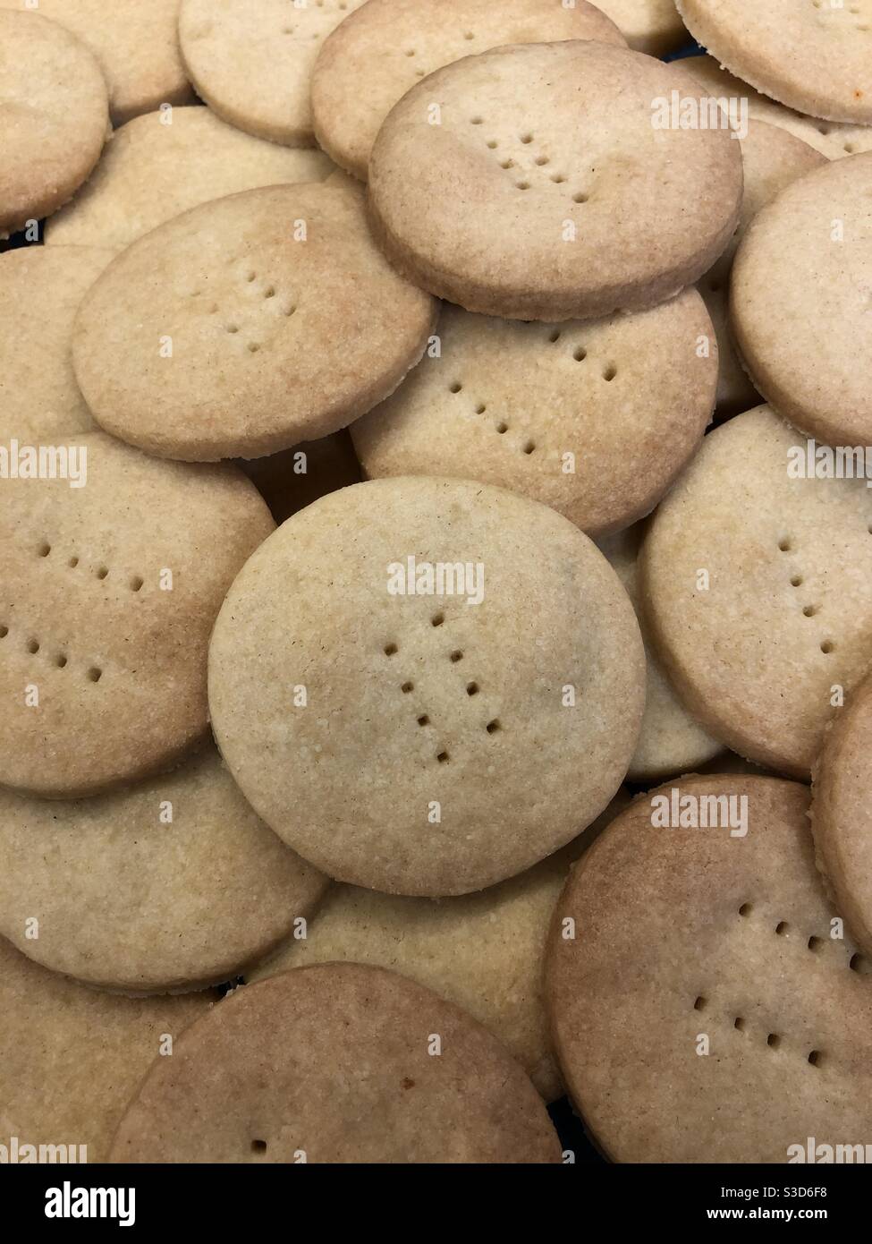 Homemade Shortbread biscuits Stock Photo - Alamy