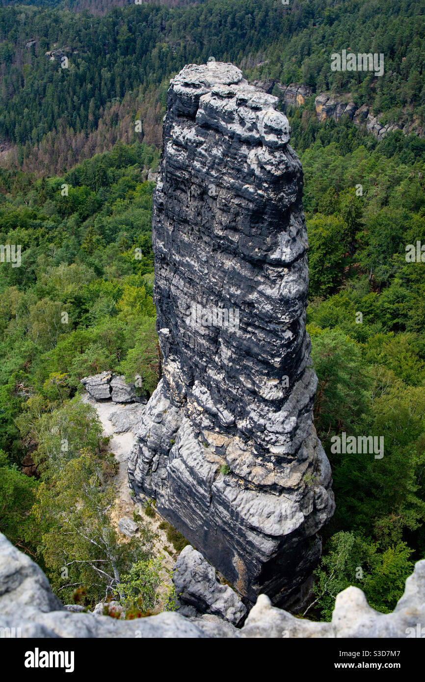 Rock in forest hi-res stock photography and images - Alamy