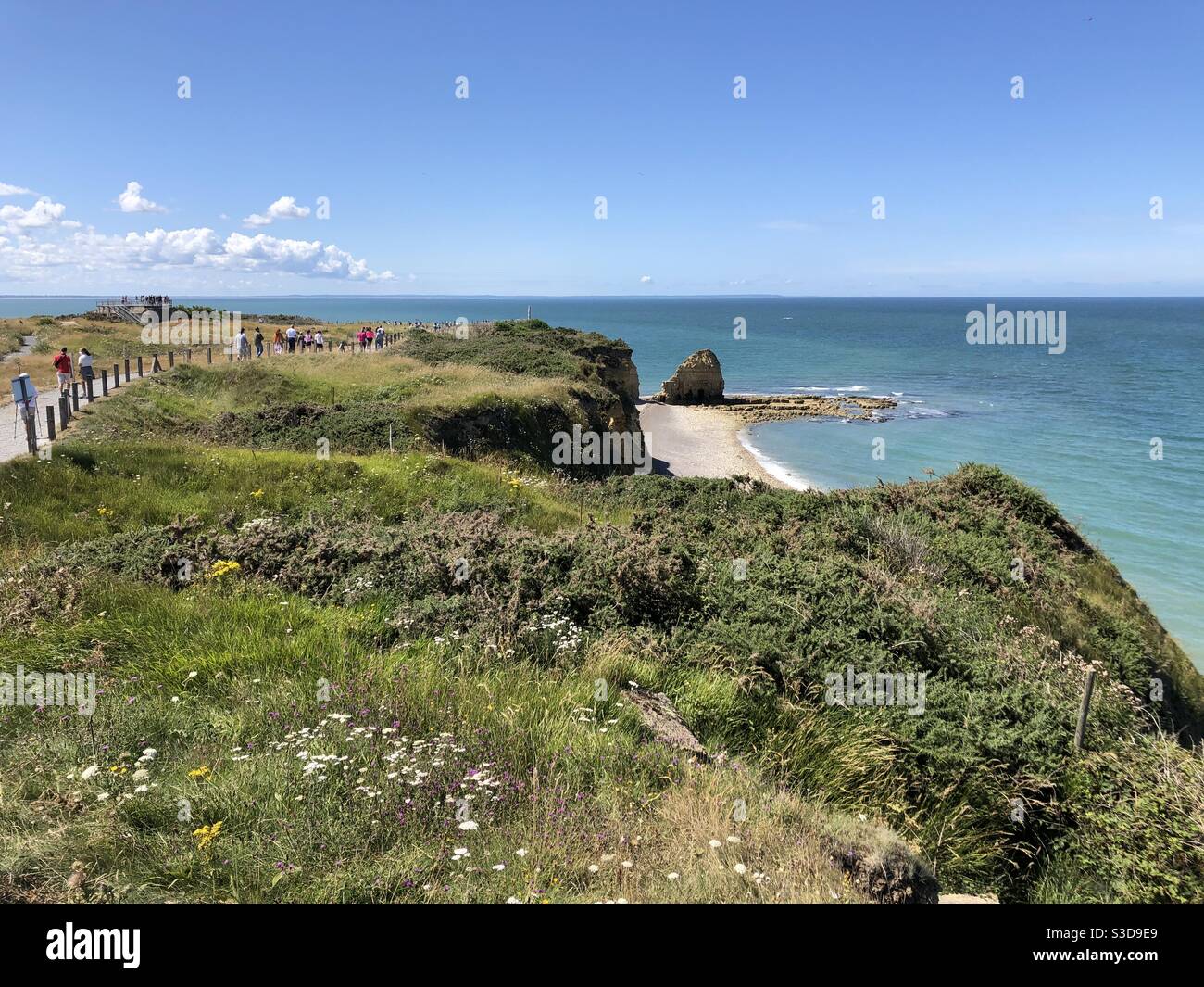 Point du Hoc ranger memorial Stock Photo - Alamy