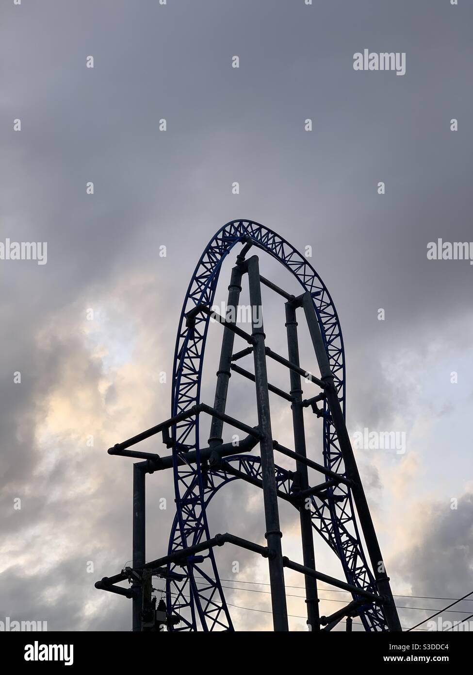 October, 2020. Roller coaster detail, Ocean City Boardwalk, Ocean City ...