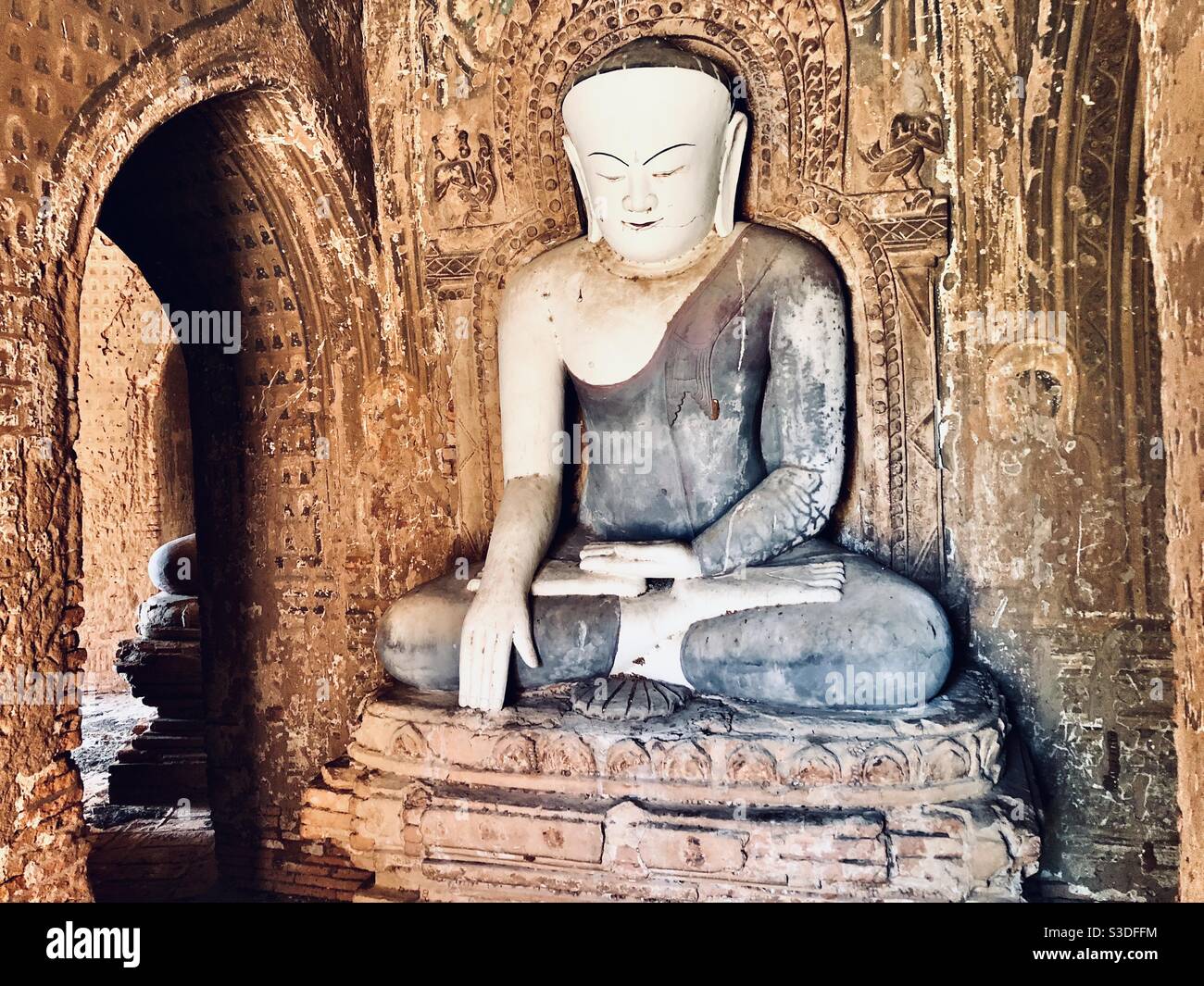 Buddhist stupa with a buddha inside hi-res stock photography and images ...
