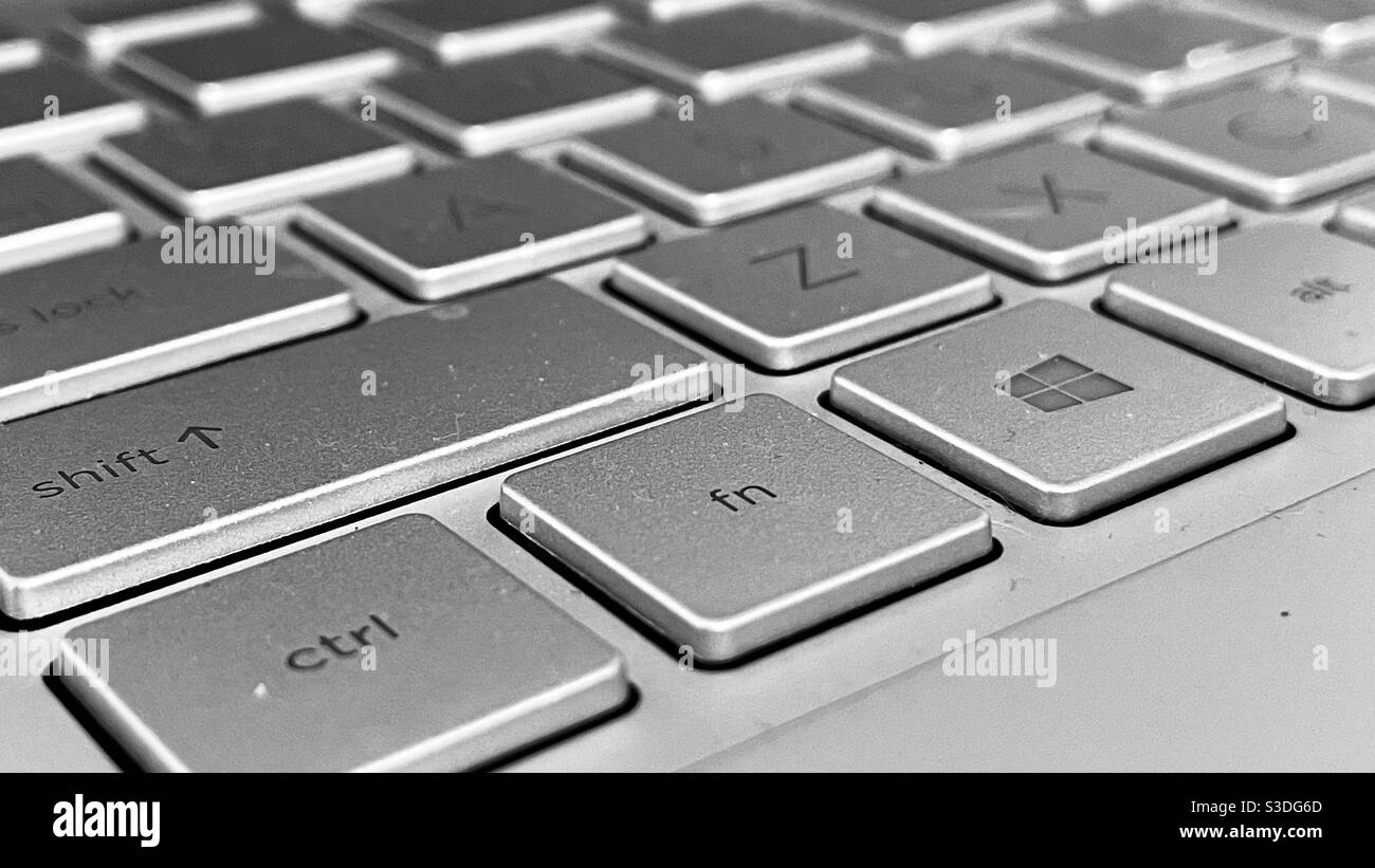 Keyboard, laptop, windows Stock Photo - Alamy