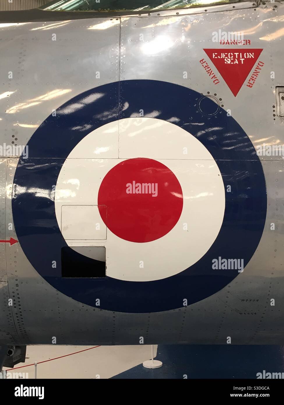 RAF roundel on the prototype English Electric Lightning jet interceptor ...