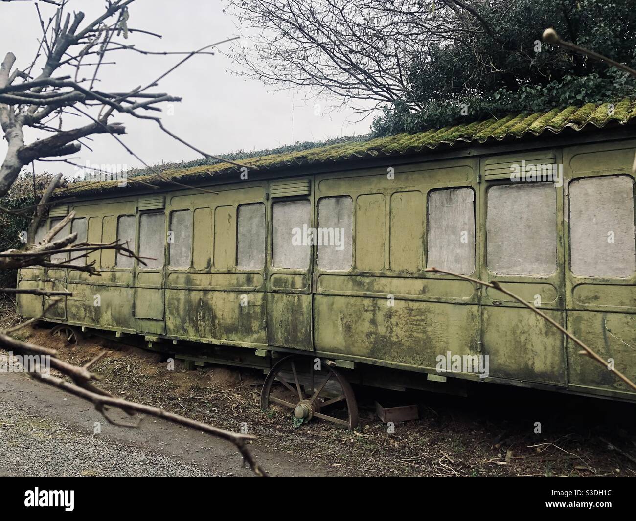 Old train and carriage hi-res stock photography and images - Alamy