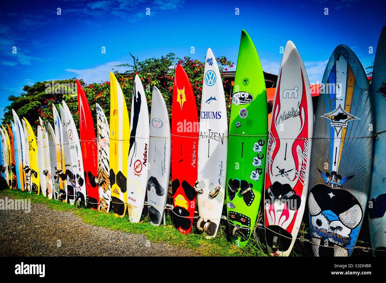 Surfboard Fence High Resolution Stock Photography and Images - Alamy