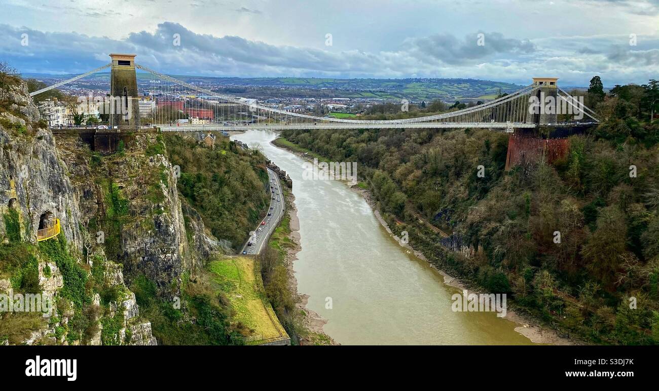 Clifton suspension bridge. Bristol Stock Photo - Alamy