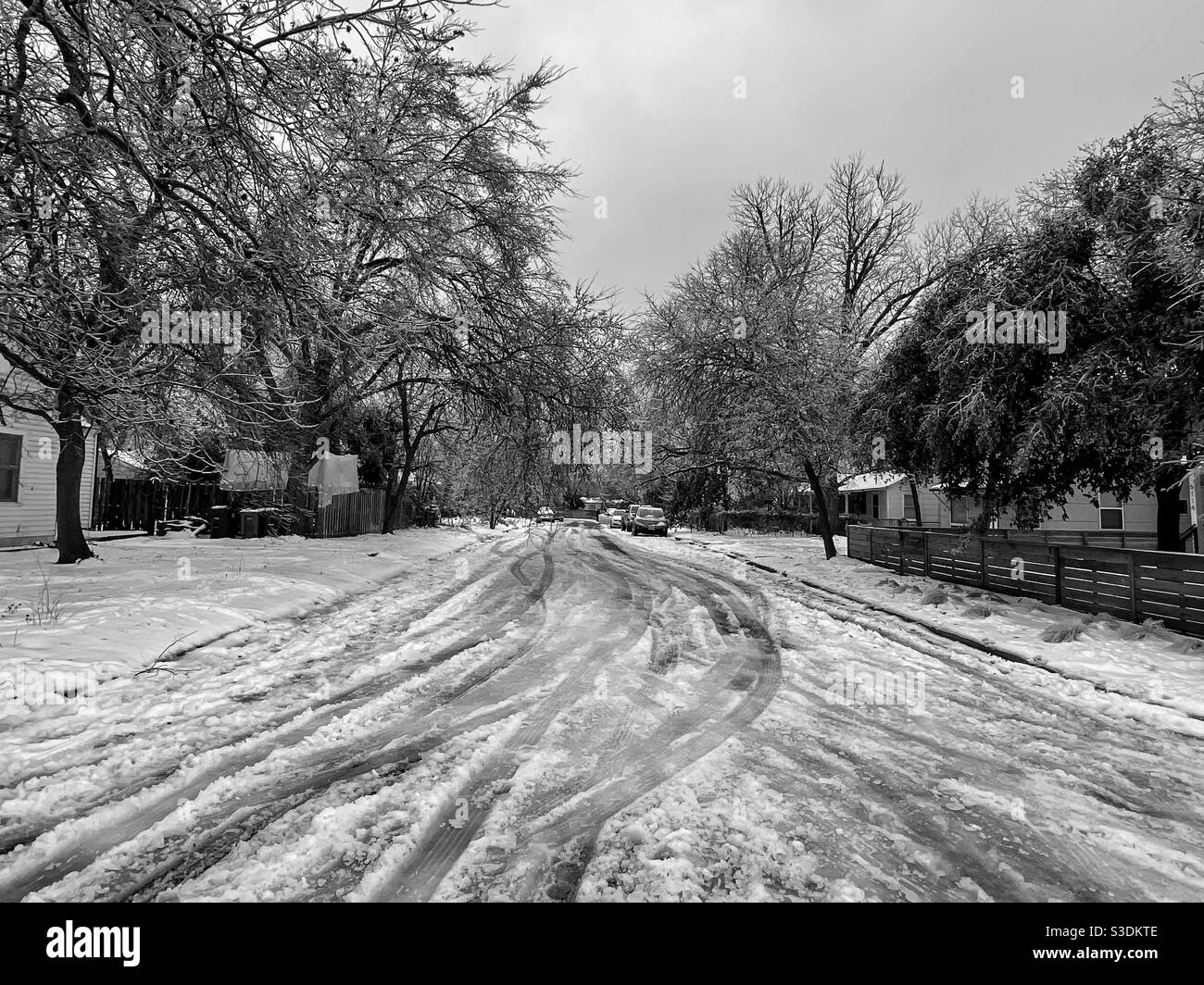 Texas winter snow 2021 hi-res stock photography and images - Alamy